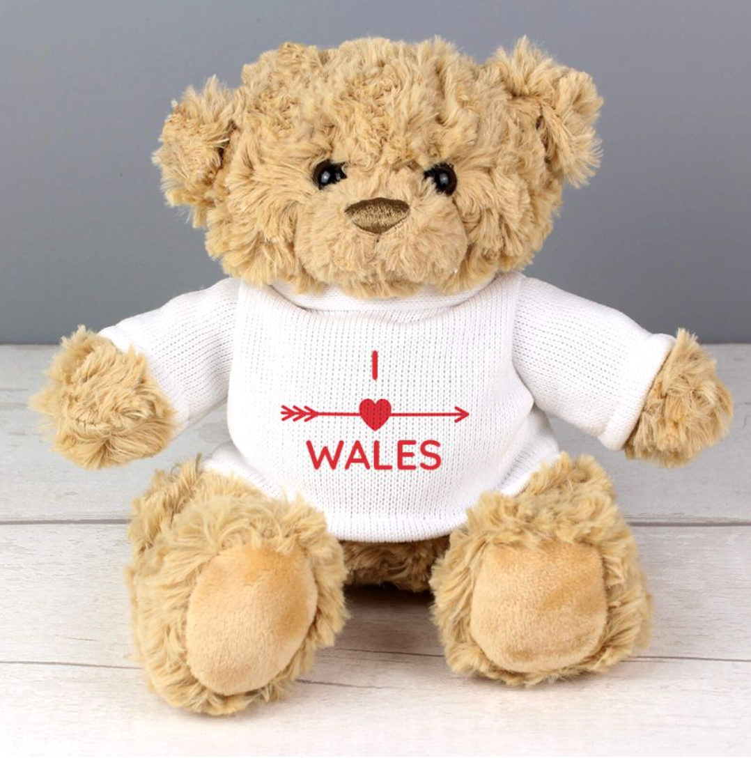 Personalised Love Heart Teddy Bear