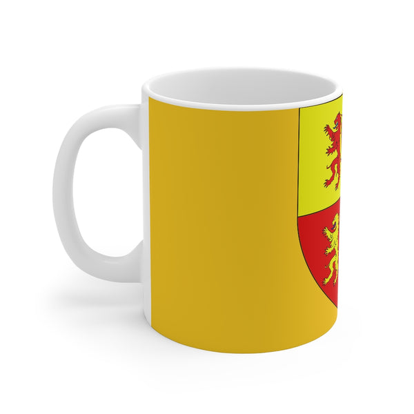 Owain Glyndwr Flag Cymraeg Welsh Traveller Mug 11oz - Welsh Treasure