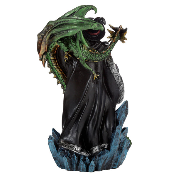 Merlin The Welsh Wizard and Dragon Figurine - Welsh Treasure