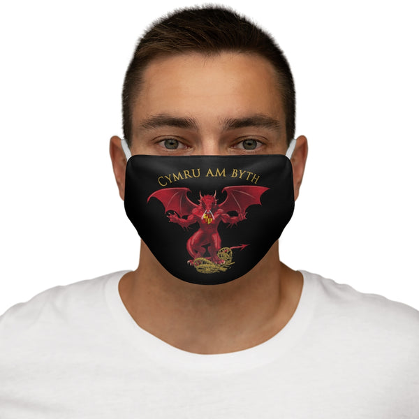 Welsh Dragon Cymru Am Byth Reusable Face Cover Snug-Fit - Welsh Treasure